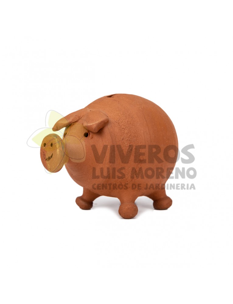 Hucha cerámica barro Cerdo pequeño - Viveros Jaén Luis Moreno - Tienda ...