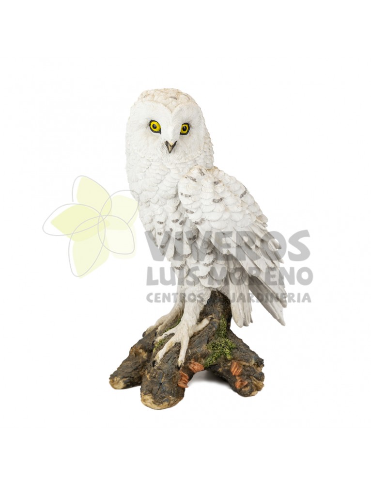 Figura decoración Búho blanco grande - Viveros Jaén Luis Moreno ...